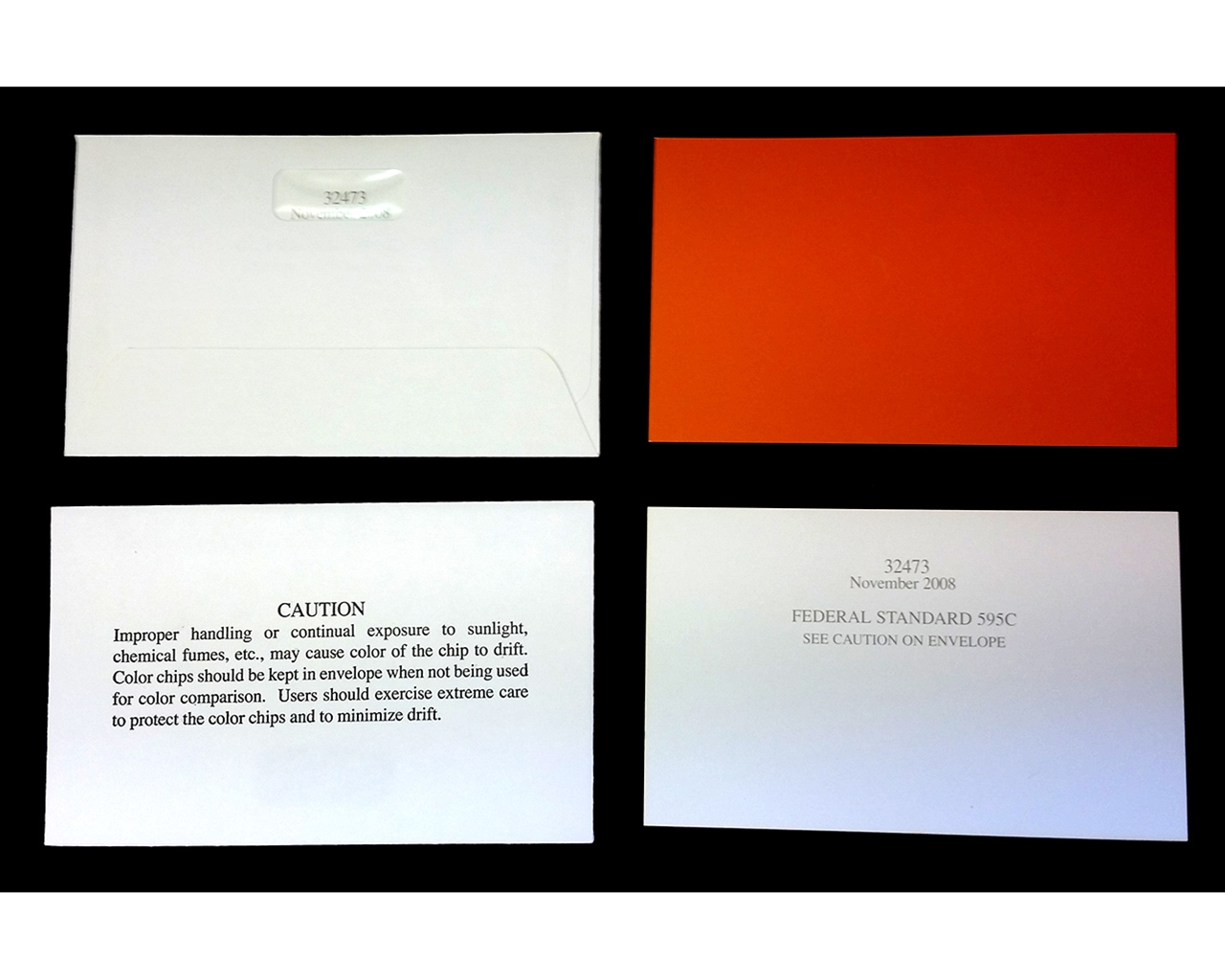 FED-STD-595C COLOR CHIP (Individual)