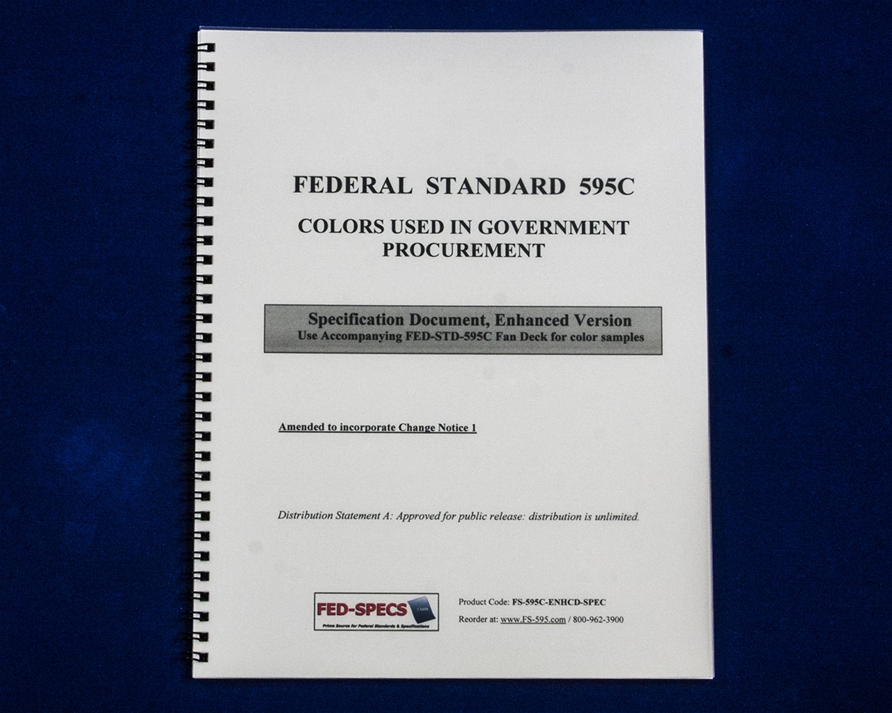 FED-STD-595C SPEC BOOK (Economy Version)